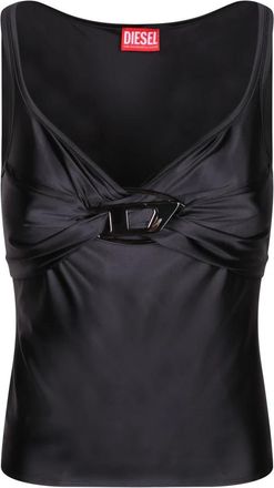 Diesel Femme, Tops, Noir, Taille: 36 FR T-Amai Tank Top