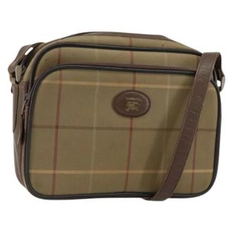 Burberry Sac bandouli&egrave;re en toile Pre-owned - Femme - Pre-owned - Beige - Taille: ONE Size