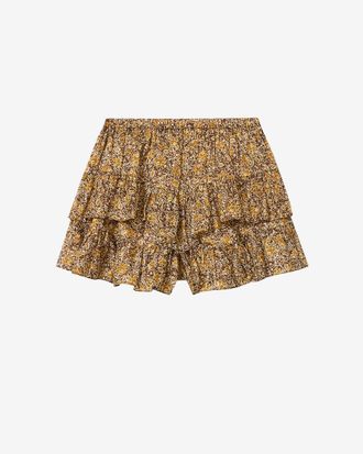 Isabel Marant Short Jocadia - Femme - Kaki - Taille 34 - Marant Étoile