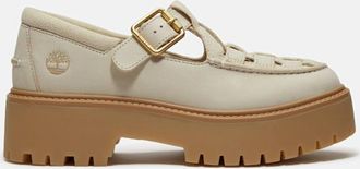 Timberland Stone Street Schnallenschuh mit Plateausohle f&uuml;r Damen in Hellbeige, Damen, Beige, Gr&ouml;&szlig;e