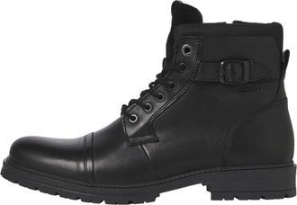 Jack & Jones Herren JFWDEXTER Leather Boot SN Schnürstiefelette, Anthracite, 45 EU