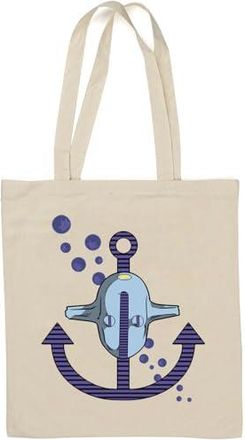 Generic ANIME 71 Sac fourre-tout en coton naturel Blanc