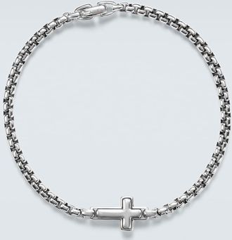 David Yurman Bracelet Cross Station en argent sterling