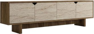 Habitat et Jardin Meuble TV en bois istemi 180 x 30 x 50 cm - Noyer