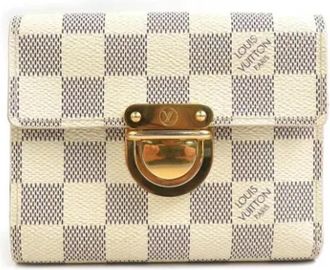 Louis Vuitton unisex, Pre-owned, Beige, Taille: ONE Size Portefeuille en tissu Pre-owned
