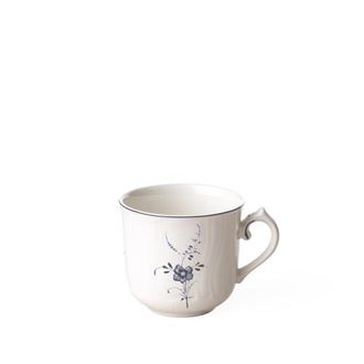 Villeroy & Boch Vieux Luxembourg Tasse &agrave; caf&eacute;, 120 ml, Hauteur : 6,3 cm, Porcelaine Premium, Blanc/Bleu