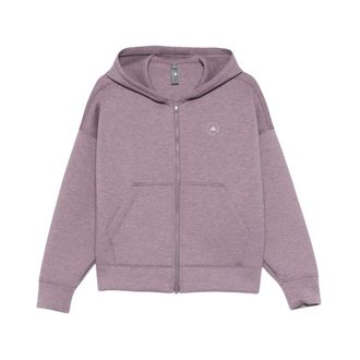 adidas by Stella McCartney Femme, Sweatshirts et sweats &agrave; capuche, Violet, Taille: 36 FR Full Zip Sweat &agrave; capuche