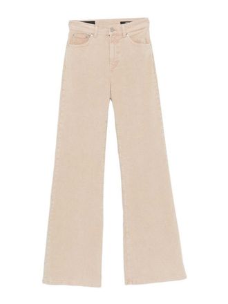 Dondup Straight Leg Jeans - Beige