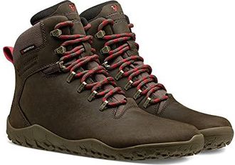 Vivobarefoot Tracker II FG Chaussures de randonn&eacute;e en cuir imperm&eacute;able pour homme avec pieds nus et semelle ferme au sol et protection thermique, Obsidian, 48 EU