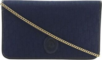 Dior Sac bandouli&egrave;re vintage en toile Pre-owned - Femme - Pre-owned - Bleu - Taille: ONE Size