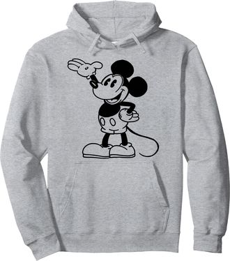 Disney Micky und seine Freunde Micky Maus klassisches Portrait Pullover Hoodie