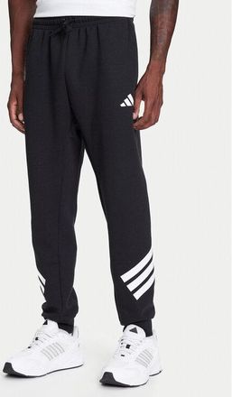 adidas Jogginghose Future Icons 3-Stripes JD4863 Schwarz Regular Fit