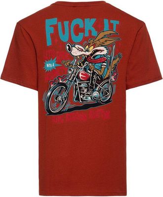 King Kerosin Print-Shirt Fuck It! mit doppelseitigem Print