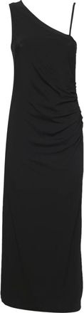 Max Mara Femme, Robes, Noir, Taille: 42 FR Abito Lungo Monospalla Bchfiabe