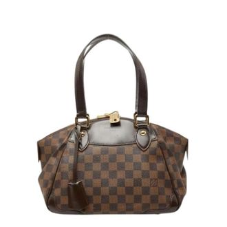 Louis Vuitton Pre-owned Vintage Damier Canvas Handbag - - Pre-owned - Damen - Braun - ONE SIZE