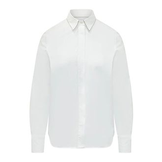 Brunello Cucinelli Damen, Blusen & Hemden, Wei&szlig;, SGr&ouml;&szlig;e