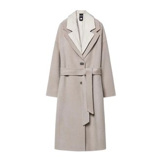 Roberto Ricci Design Manteau Long Grand Canard - Femme - Manteaux - Beige - Taille: 40 FR
