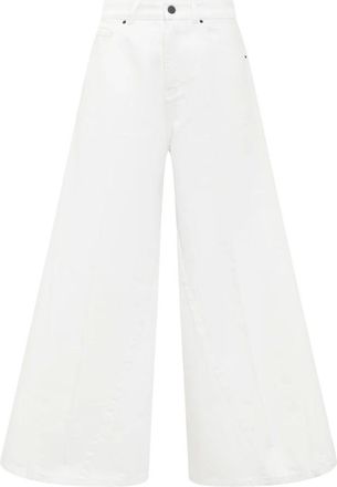 Indacum Industrie Indacum, Femme, Jeans, Blanc, Taille: W31 Pantalon Palazzo