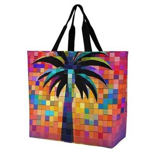 Generic Images Clipart De Palmiers Sac Fourre-Tout Grand Sacs D&eacute;contract&eacute; Sac A Main Femme Pour Gym Travail Shopping