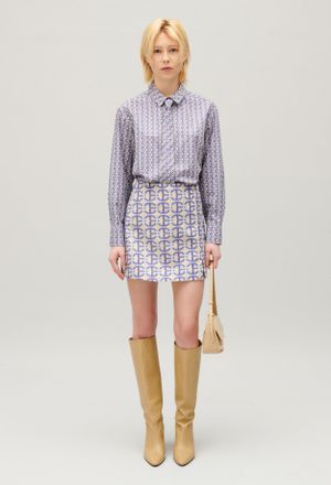 Claudie Pierlot Hemdbluse mit Monogramm