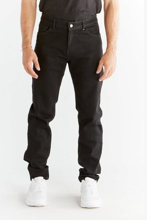 Evermind Herren vegan Jeans Stretch Slim Coal Schwarz
