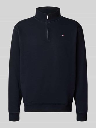 Daniel Hechter Troyer mit Logo-Stitching und gerippten Abschl&uuml;ssen