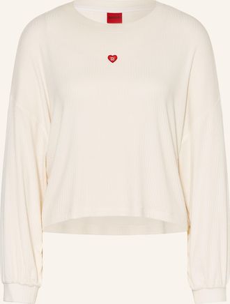 HUGO BOSS Hugo Lounge-Pullover Heart beige