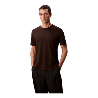 Calvin Klein Herren, Oberteile, Braun, SGr&ouml;&szlig;e