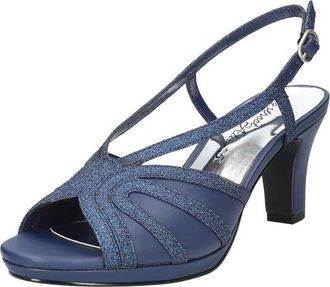 Easy Street Femme Starlight, Bleu marine satin&eacute;, 37 EU Large