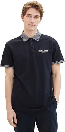 Tom Tailor 1040823 Polo, 10668-sky Captain Blue, M Homme