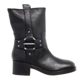 Karl Lagerfeld Stiefel - Brooklyn Mid Leg Strap Boot - Gr. 36 (EU) - in Schwarz - für Damen