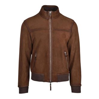 The Jack Leathers D-Bostonian Bomberjacke - - Jackets - Herren - Braun - M