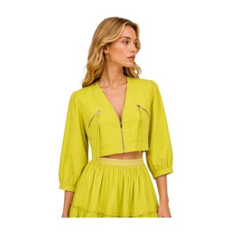 Pinko Pinko, Damen, Jacken, Gelb, XSGr&ouml;&szlig;e
