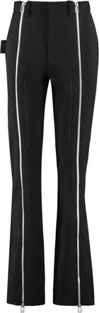 Bottega Veneta Femme, Pantalons, Noir, Taille: 36 FR Flared Seamed Pantalons