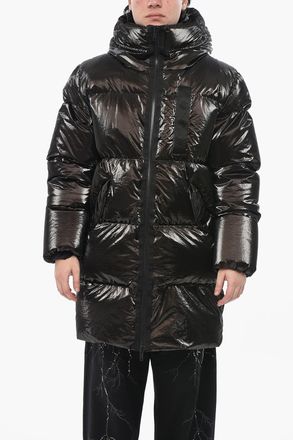 Givenchy Coated Nylon Puffer Jacket With Front Zip Givenchy