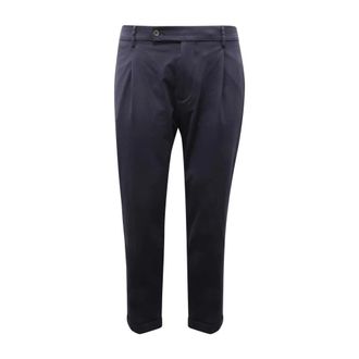 Berwich Tech Hose Retro Stil Made in Italy - - Trousers - Herren - Blau - XS