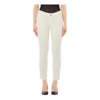 Liu Jo Femme, Jeans, Beige, Taille: W24 Jean Taille Haute en Velours