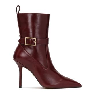 Kazar Burgunder Stiefel mit spitzer Zehenpartie - - Shoes - Damen - Braun - 36 EU