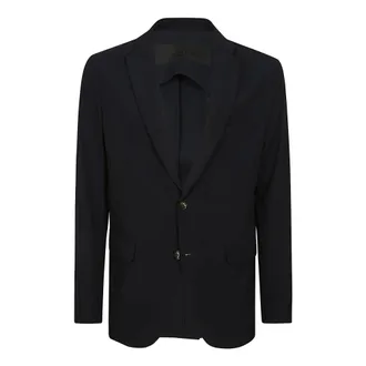 Roberto Ricci Design Rrd, Homme, Vestes, Noir, Taille: XL Veste Blazer Bleu Fonc&eacute; Boutonn&eacute;e
