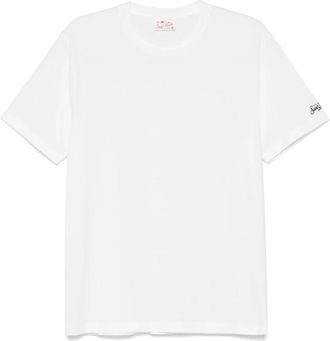 MC2 Saint Barth Homme, Tops, Blanc, Taille: L T-Shirt Manches Courtes