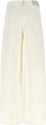 Brunello Cucinelli The Wide Barrel Jeans - Cream