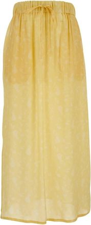 Mauro Grifoni Femme, Jupes, Jaune, Taille: 36 FR Maxi Skirt