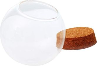 joyMerit Glaskugel Geformte Abdeckung Landschaft Terrarium Container Deckel Vase Flasche - 12 cm