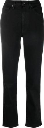 3x1 Jeans mit hoher Taille und schmal zulaufendem Bein - - Jeans - Damen - Schwarzk - W26