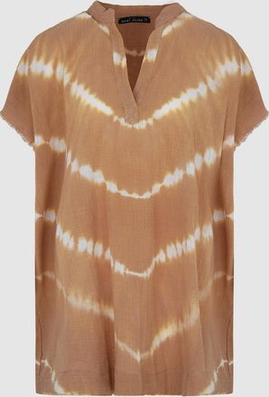 Maison Saint Julien Tunique Propriano Tie-Dye Sesame