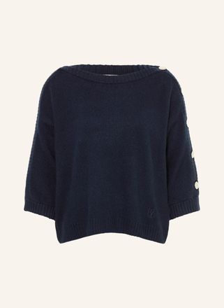 BA&SH Ba&Sh Cashmere-Pullover Mit 3/4-Arm blau