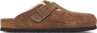 Birkenstock Pantoletten Birkenstock Boston Shearling 1032440 Braun