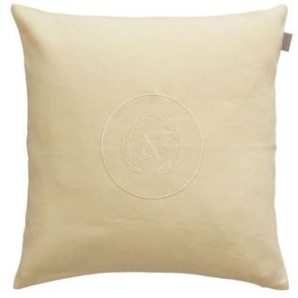GANT Tonal Crest Cushion, Lemon, 50x50