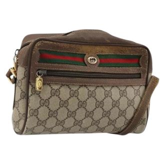 Gucci Pre-owned Vintage GG Canvas Schultertasche - - Pre-owned - Damen - Beige - ONE SIZE