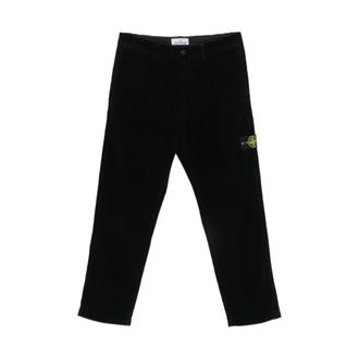 Stone Island Homme, Pantalons, Noir, Taille: W34 Straight Pantalons